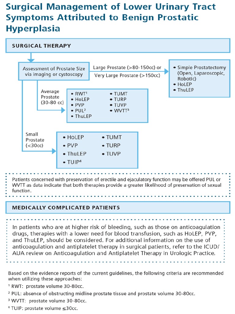 BPH Surgicial Management Algorithm | PDF