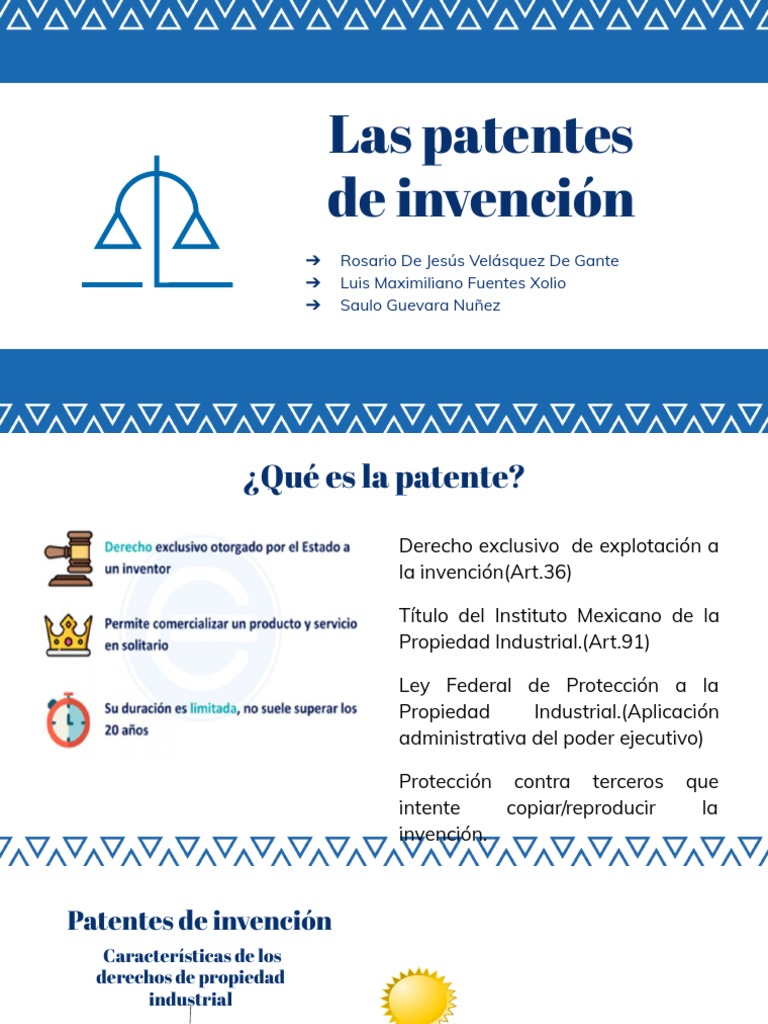 Patentes | PDF | Patentar | Justicia