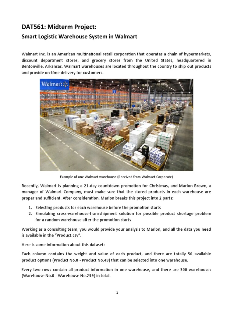 Walmart Project - Explanation | PDF | Walmart | Dynamic Programming