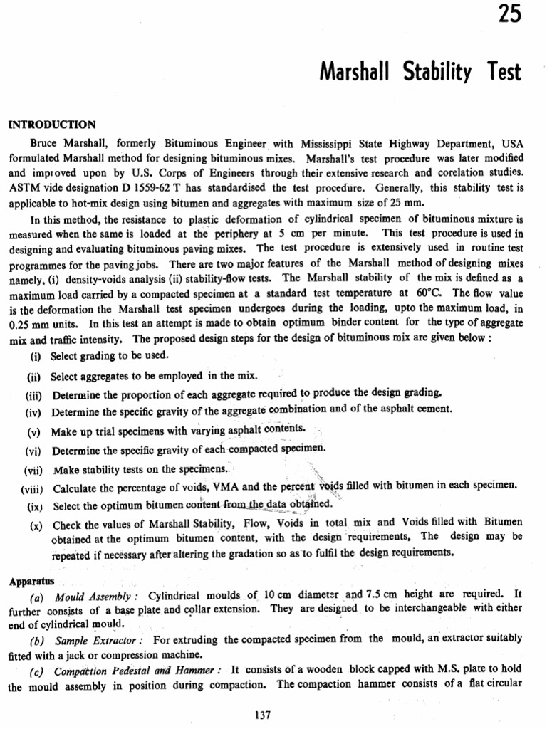 Marshal Stability Test | PDF | Road Surface | Asphalt