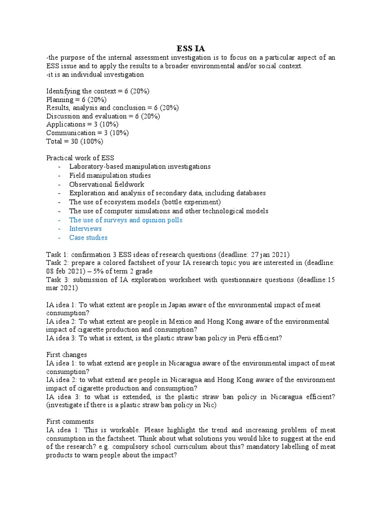 Ess Ia: - The Use of Surveys and Opinion Polls - Interviews - Case ...