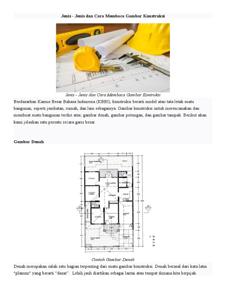 GSB Cara Membaca Gambar | PDF