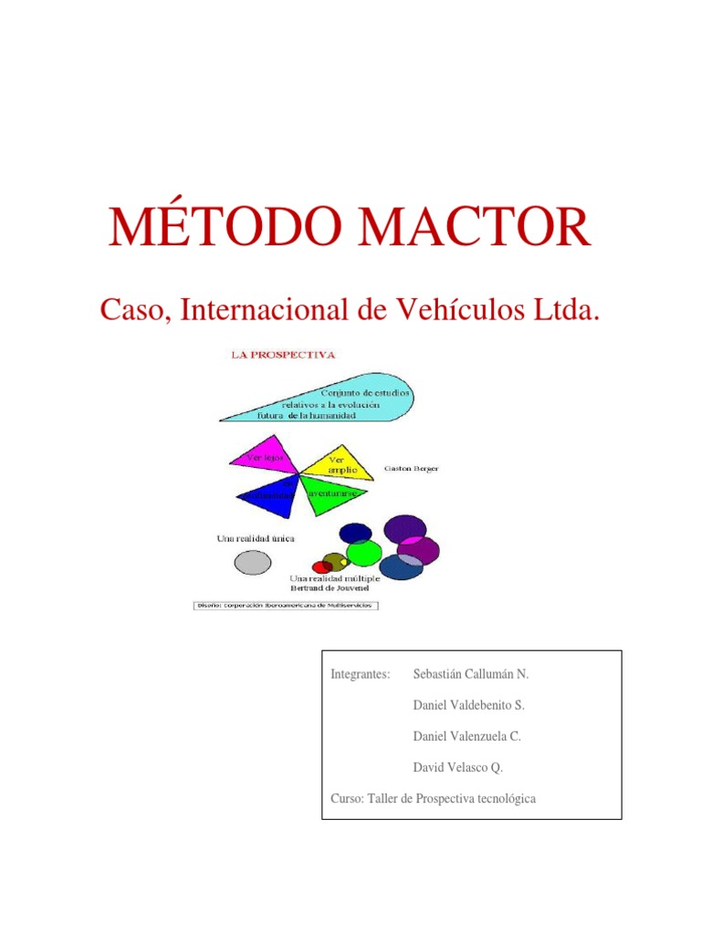 Informe Mactor Final | PDF | Marketing | Planificación