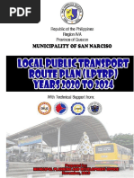 LPTRP Template (Draft) As of 21nov2022 | PDF | Transport | Public Transport
