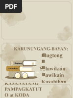 Panitikan - Panahon NG Mga Katutubo | PDF