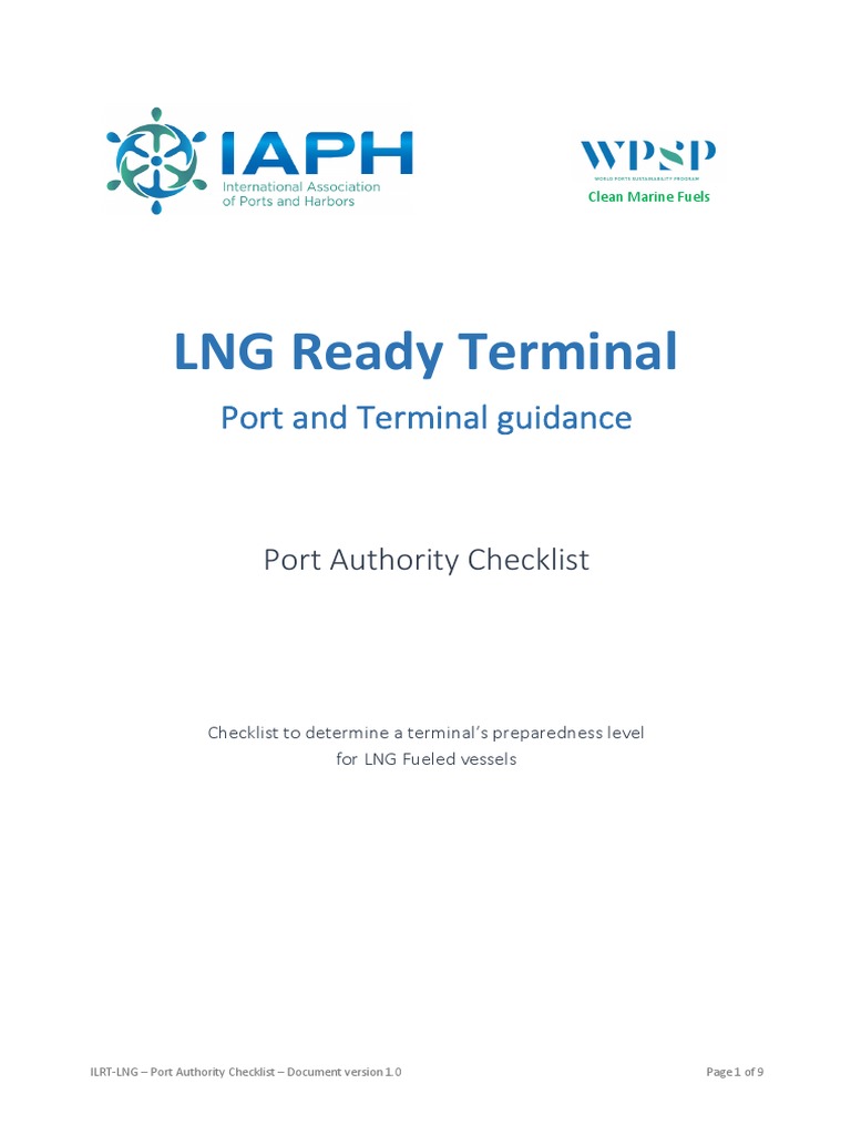 ILRT-2-Port-Authority-Checklist-Q3-2020 IAPH | Descargar gratis PDF ...