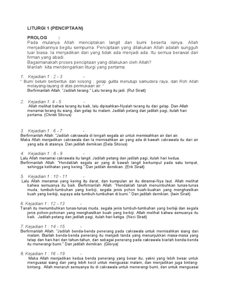 LITURGI | PDF | Agama & Spiritualitas