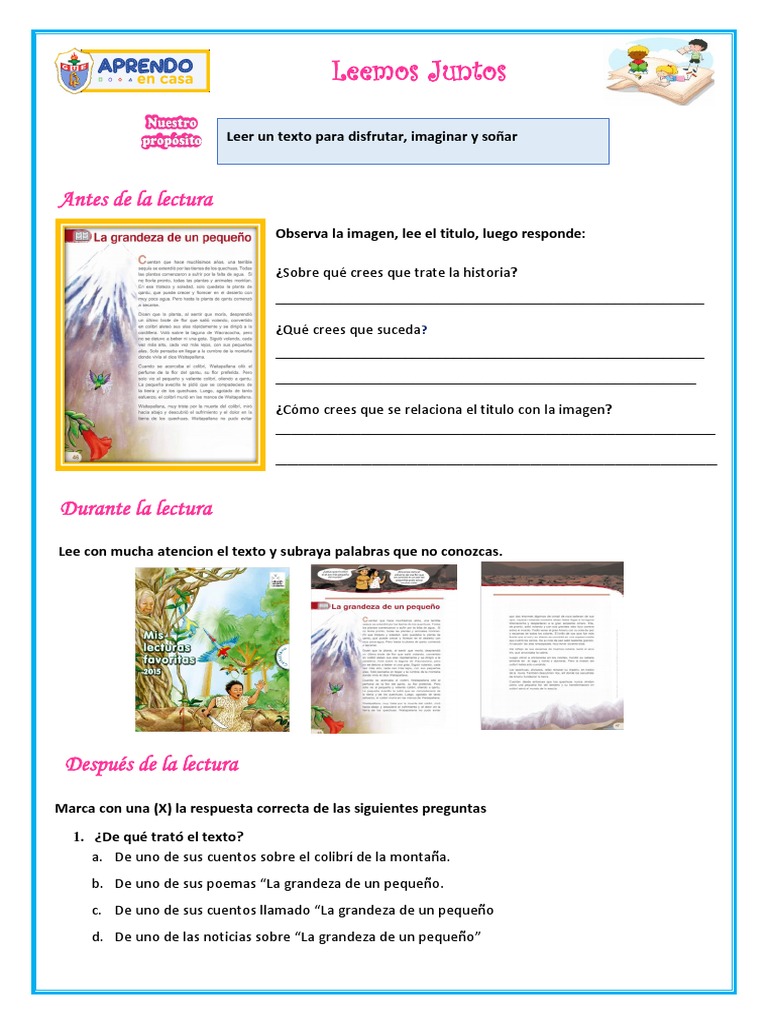 Exp9 Sem28 Leemos Juntos Pdf