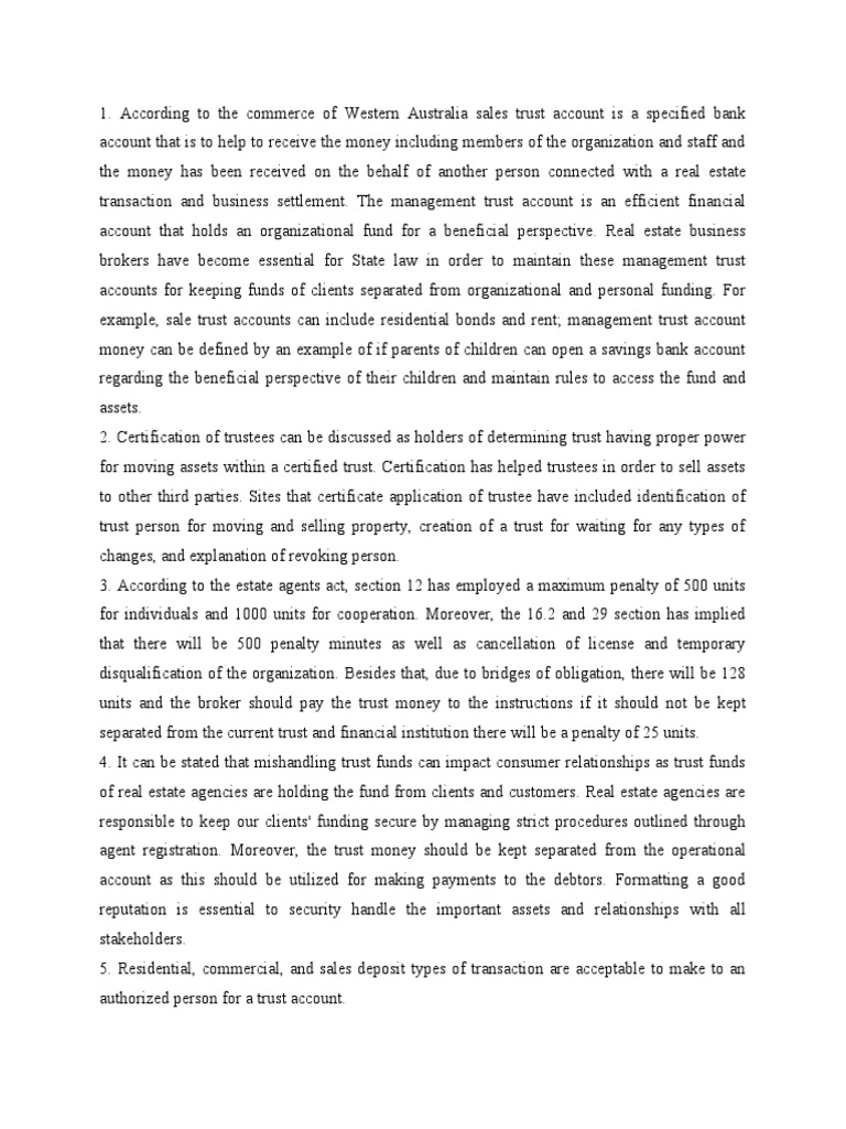 CPPREP4125 Transact in Trust Account - Edited | PDF | Cheque | Trust Law