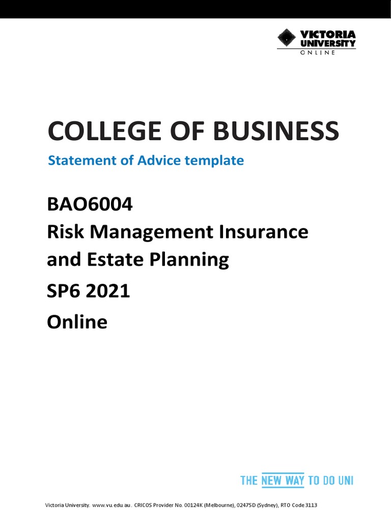 SOA Template | PDF | Asset Allocation | Investing