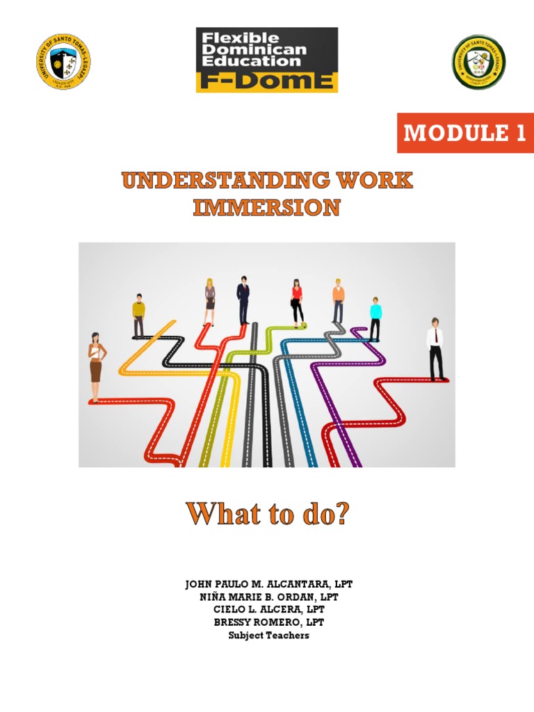 Understanding Work Immersion Essentials | PDF | Employment | Profession