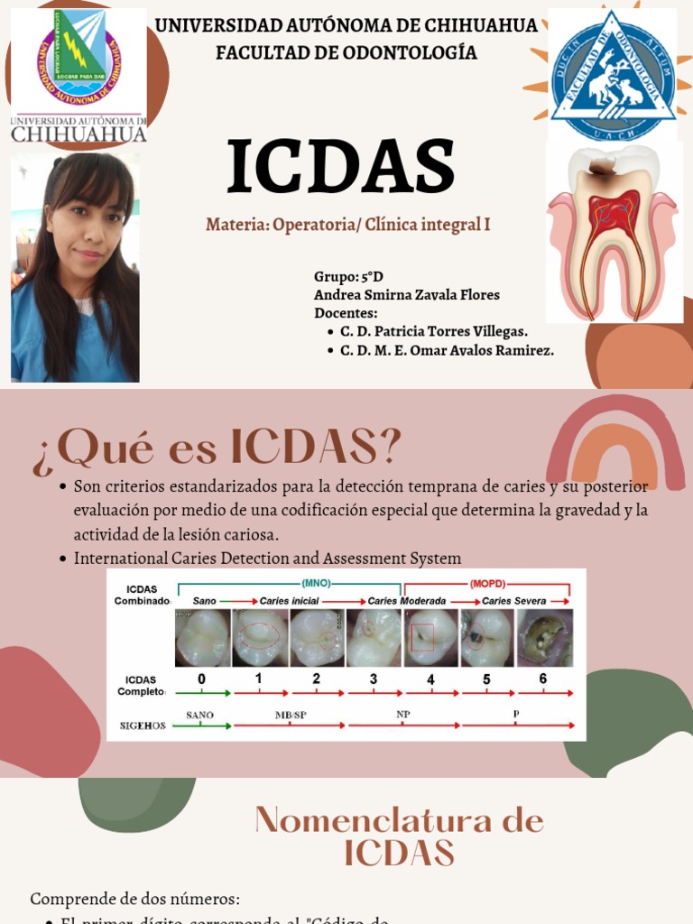 ICDAS | PDF | Esmalte de dientes | Diente