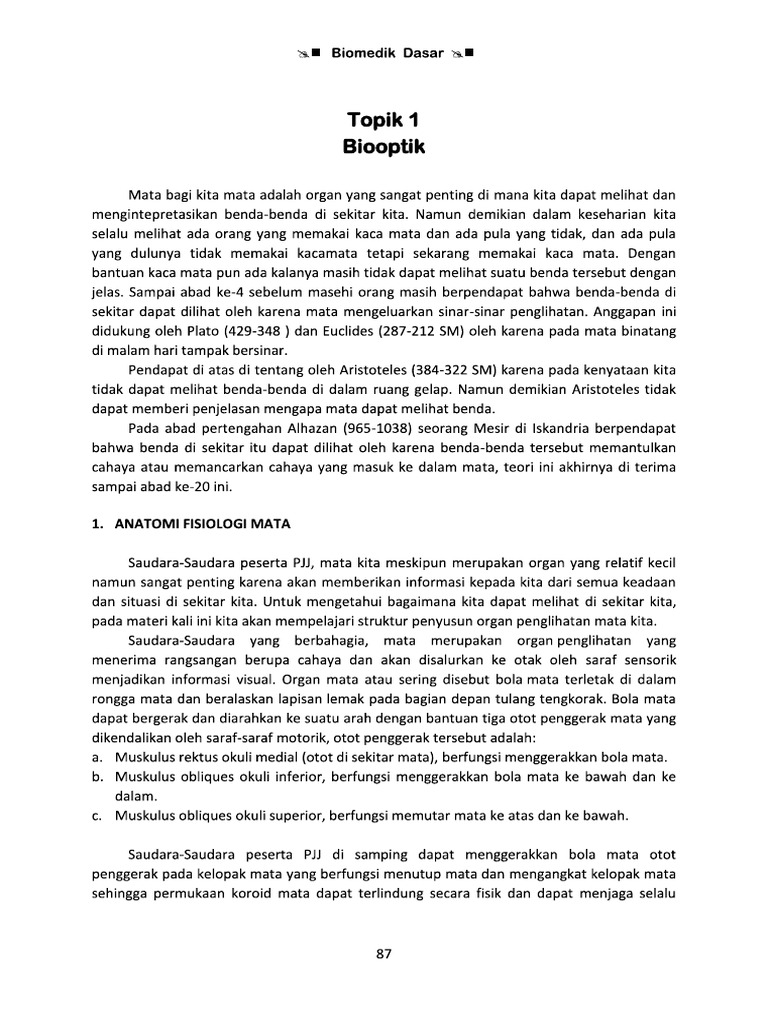 Modul Biooptik | PDF