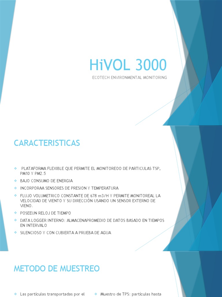 HiVOL 3000 | PDF | Electrónica | Sensor
