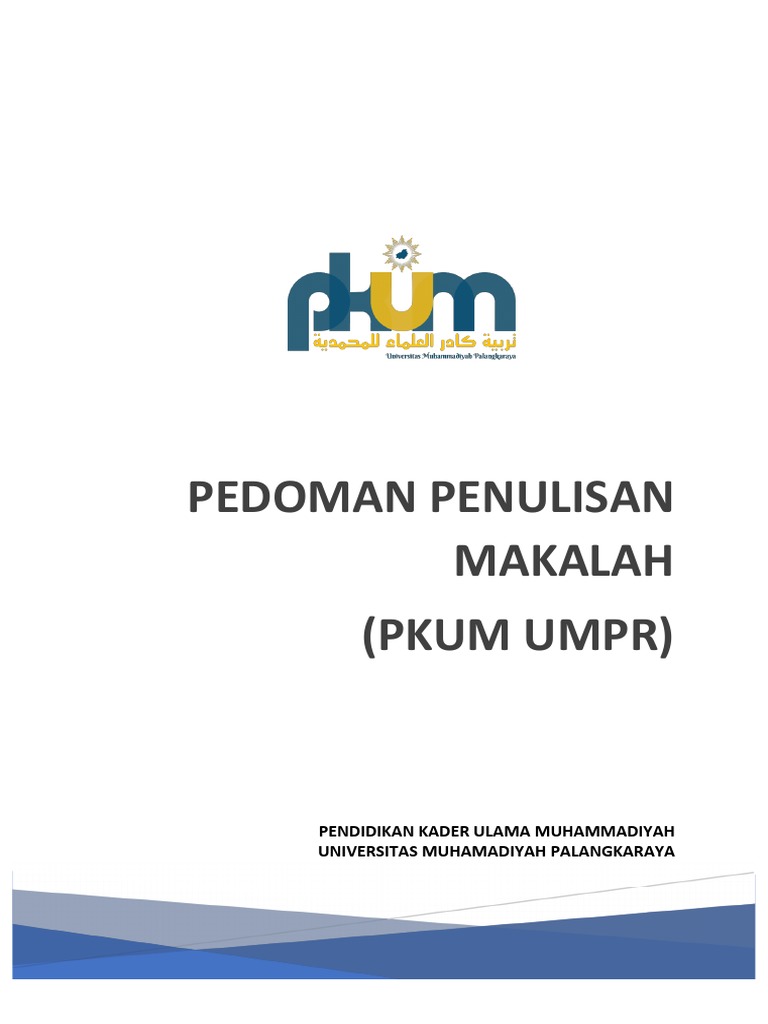 Pedoman Makalah Pkum Umpr | PDF