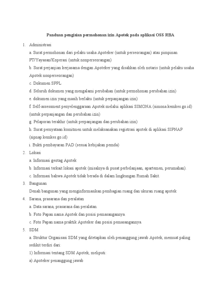 Panduan OSS RBA | PDF