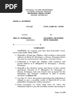 Sample Complaint Affidavit For Estafa PDF | PDF | Prosecutor | Criminal Law