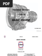 Training Manual CFM56-5B: Basic Engine | PDF | Turbine | Propulsion