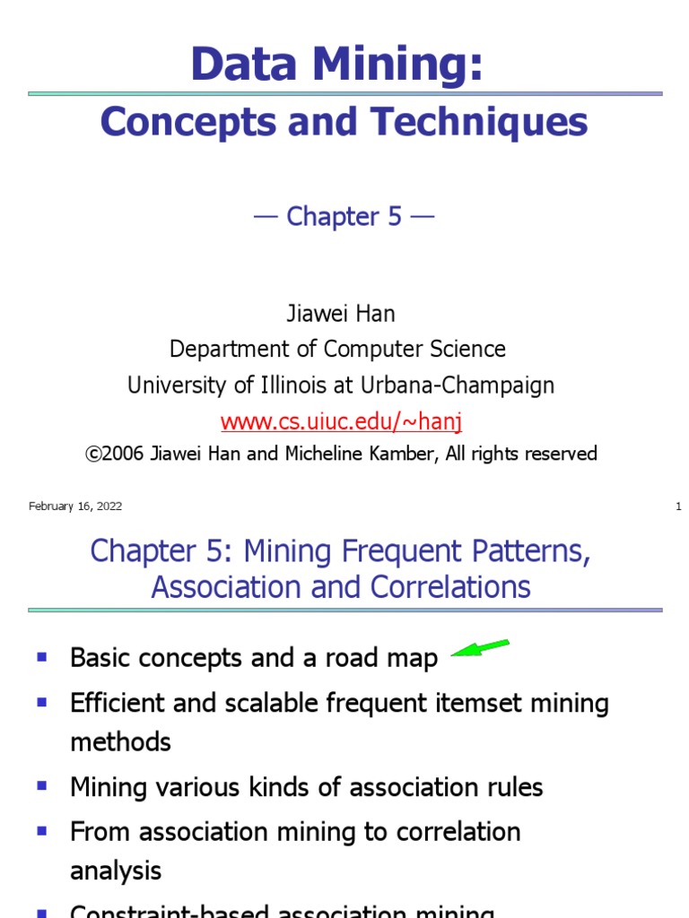 Mining Frequent Patterns, Association and Correlations | PDF | Data ...