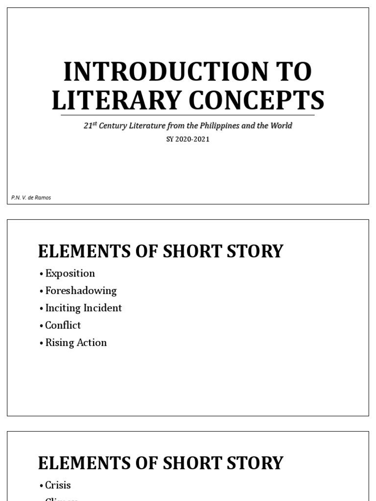 Short Story Elements Guide | PDF | Plot (Narrative)