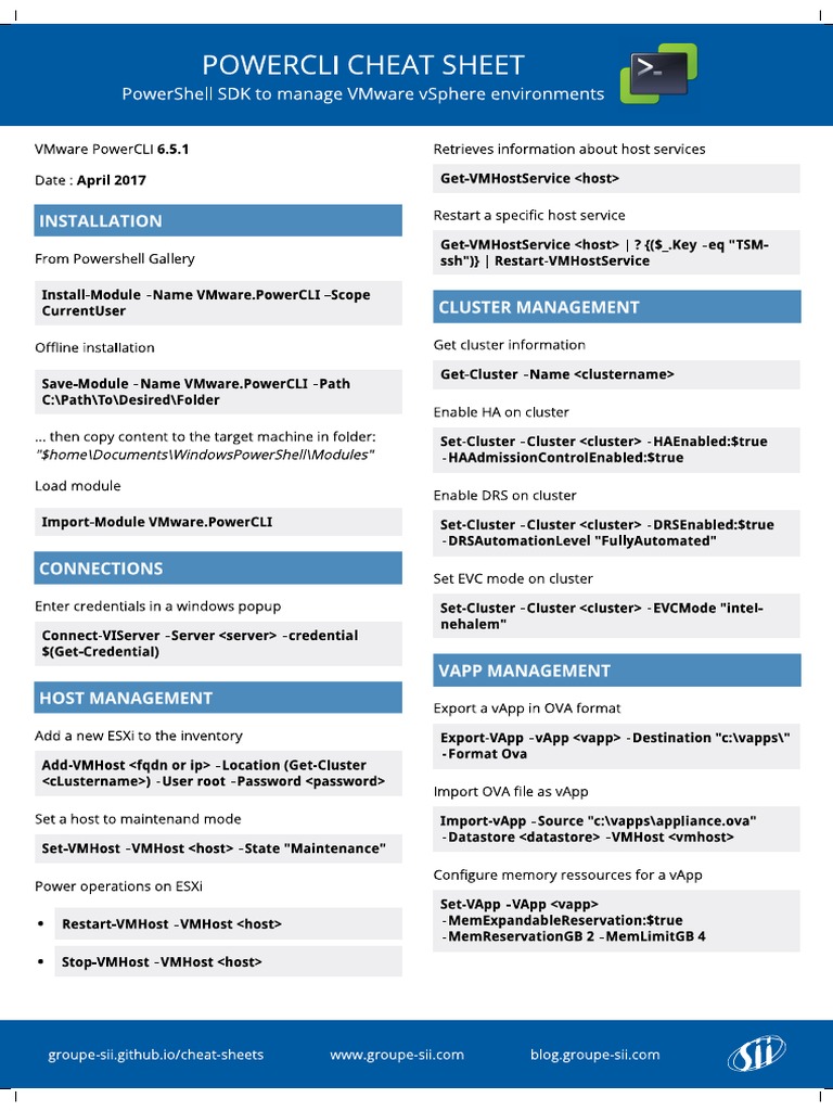VMware - PowerCLI | PDF