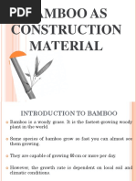 Bamboo Construction & Techniques | PDF | Bamboo | Carbon Sequestration
