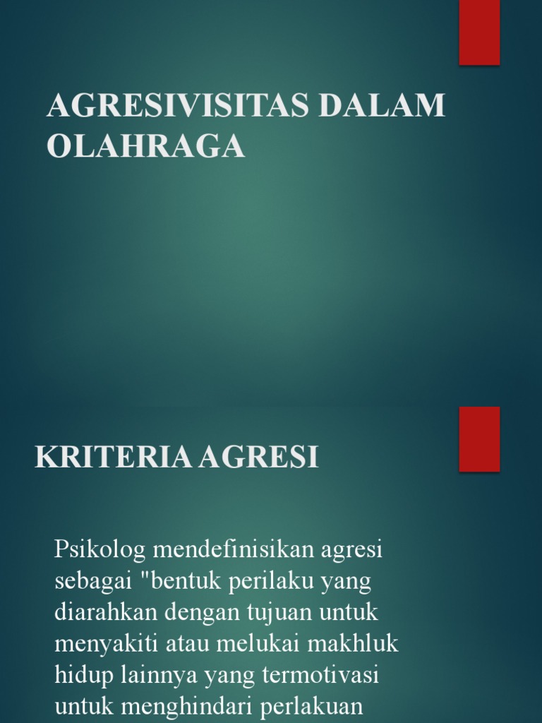 Agresivitas Dalam OR | PDF