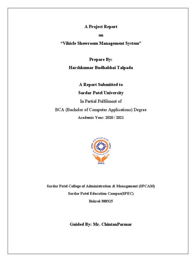 Vehicle Showroom Management System | PDF | My Sql | Entity Framework