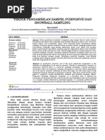 Purposive Sampling | PDF