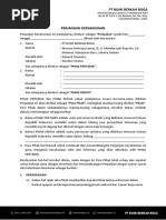Contoh Gentlemen Agreement | PDF