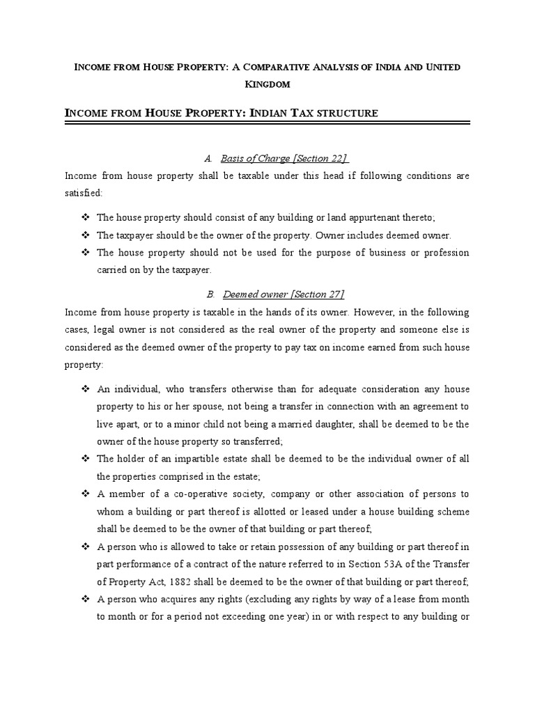 Tax Law Powerpoint | PDF | Taxes | Renting