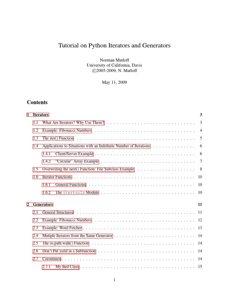 Python Iterators and Generators | PDF | Sequence | Computer Engineering