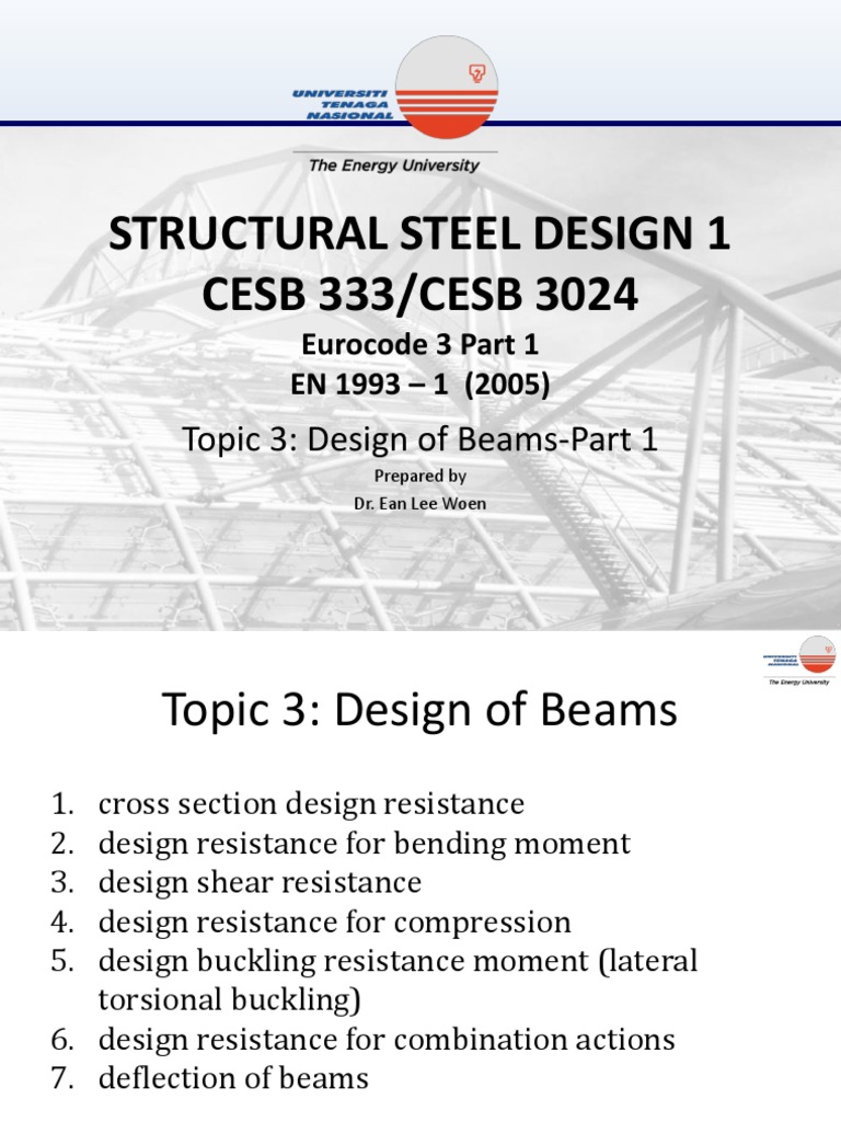 Topic 3 Design of Beams-Part 1 | PDF | Beam (Structure) | Buckling