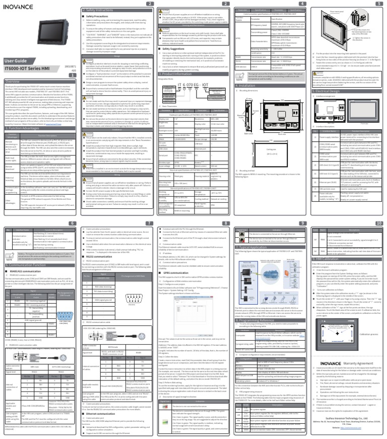 User Guide: IT6000-IOT Series HMI | PDF | Usb | Ethernet