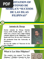 Antonio de Morga and His Sucesos de Las Islas Filipinas | PDF | Philippines