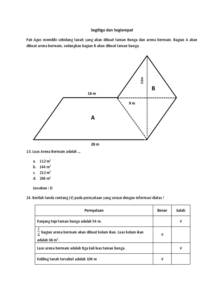 7 Segitiga Dan Segiempat | PDF