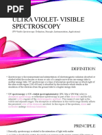 UV-Visible Spectros | PDF | Ultraviolet–Visible Spectroscopy | Spectrophotometry