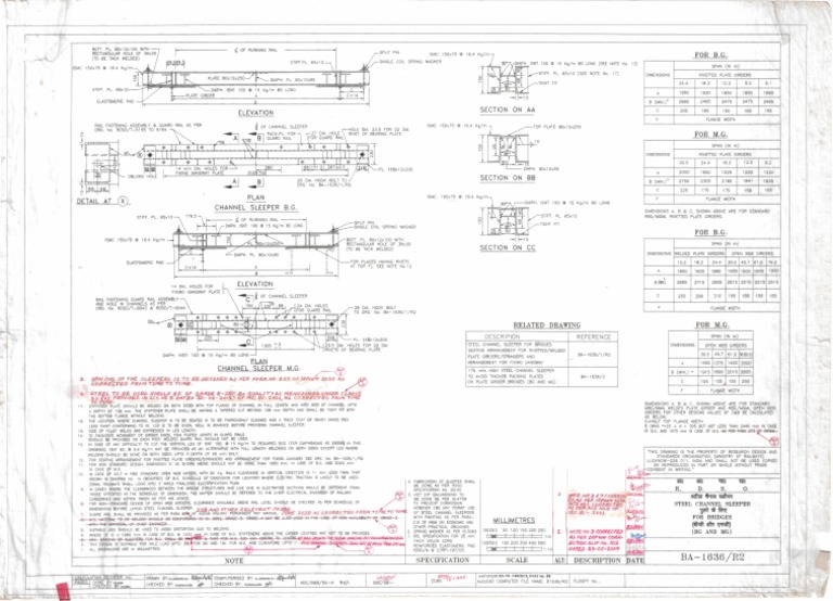 Steel Channel Sleeper For Bridges BG-MG | PDF