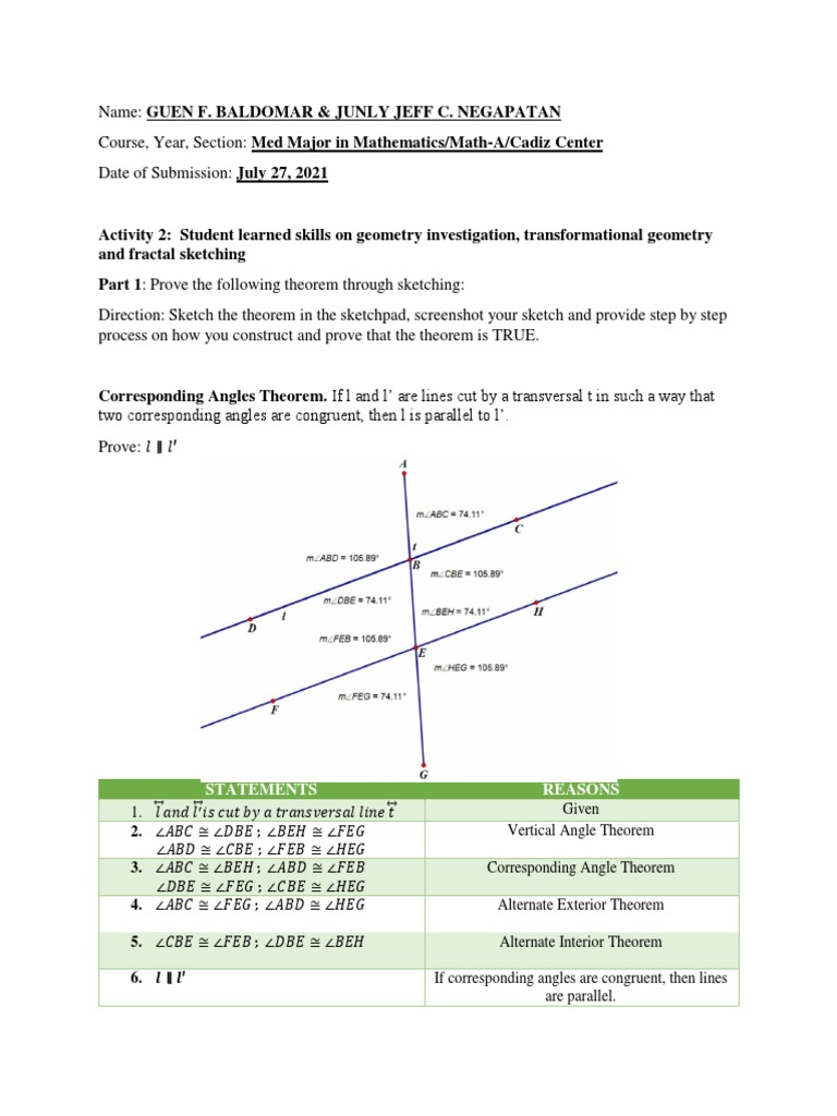 Learning Task in Advance Geometry | PDF | Classical Geometry | Euclidean Geometry