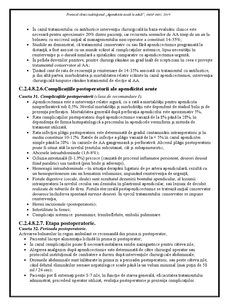 Complicatii Apendicita Acută | PDF