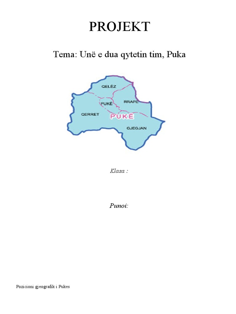 Unë e Dua Qytetin Tim, Puka | PDF