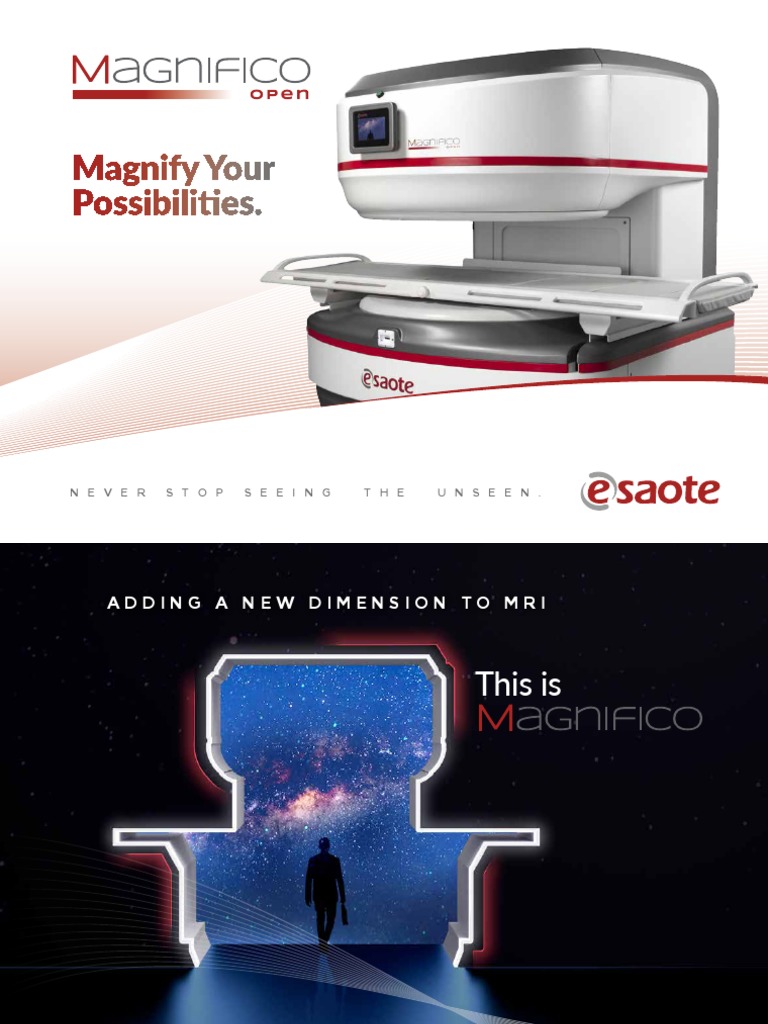 Esaote Magnifico Open MRI Overview | PDF | Magnetic Resonance Imaging ...