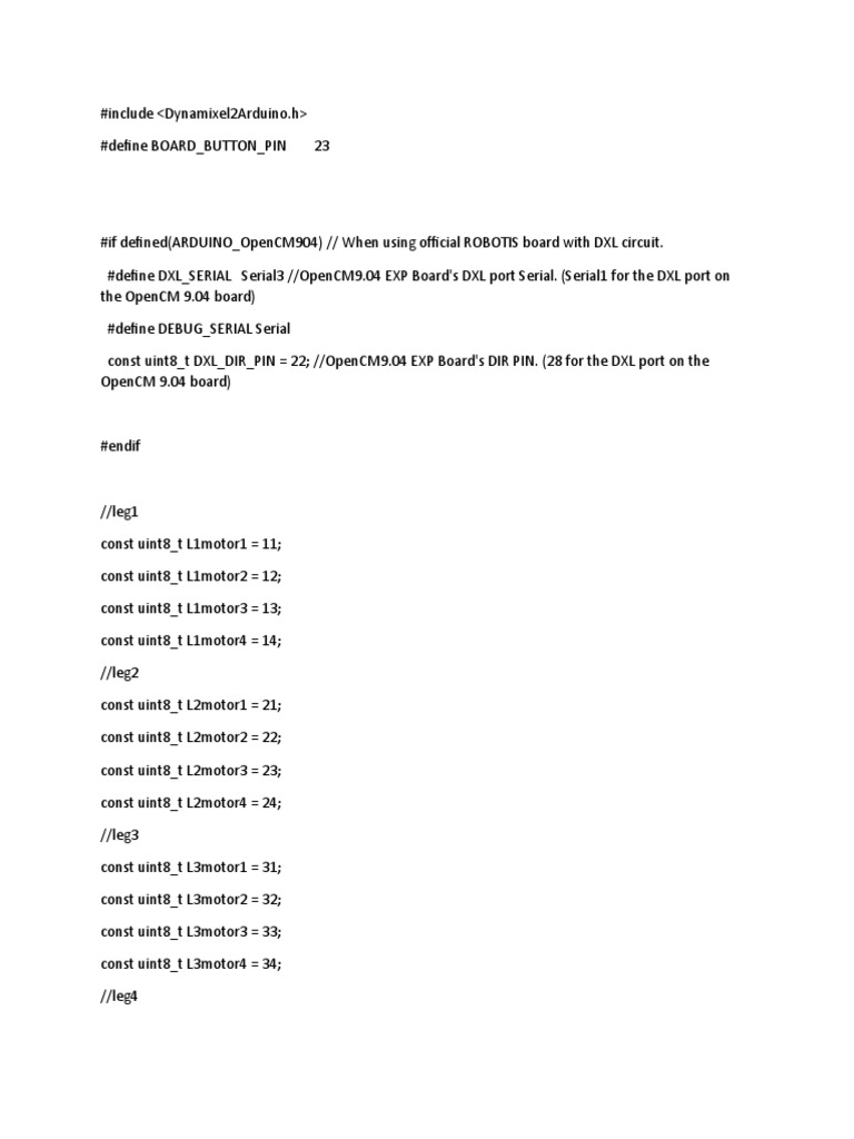 Joint Mode Arduino Code | PDF | Computer Programming | Software Engineering