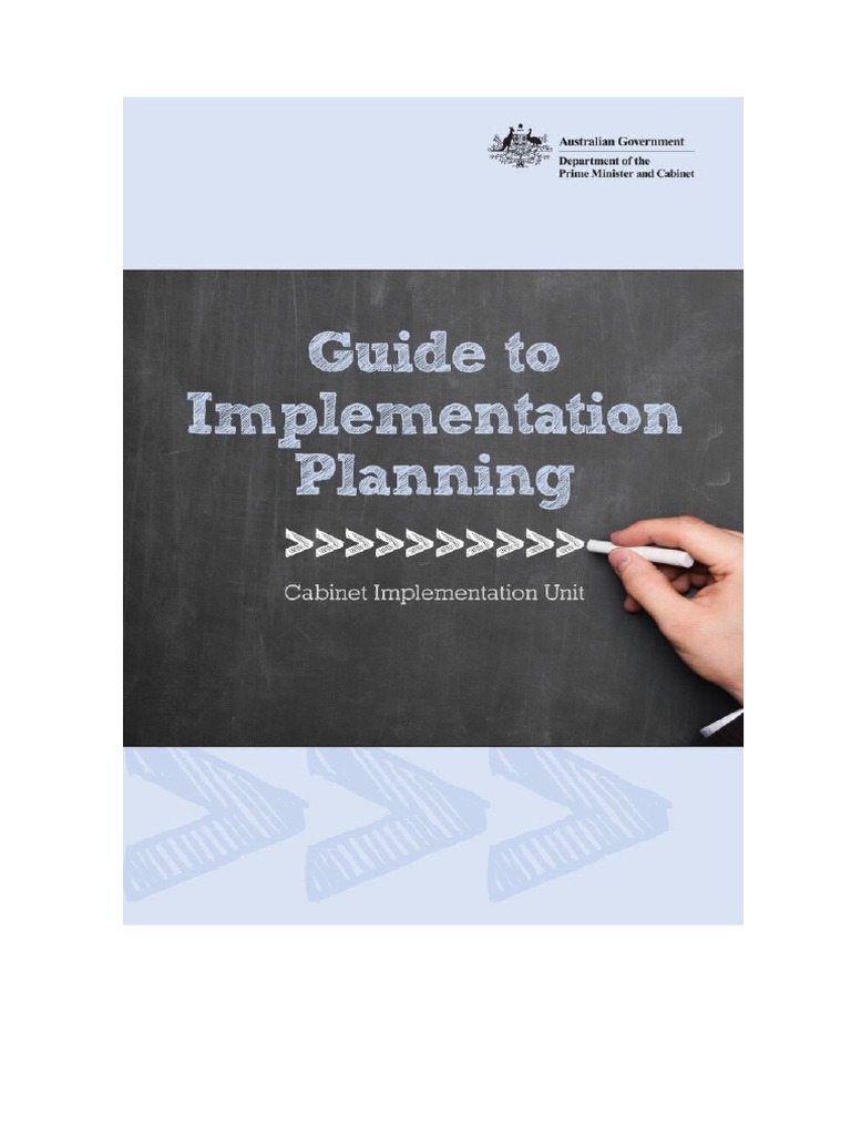 Guide To Implementation Planning | PDF | Governance | Risk