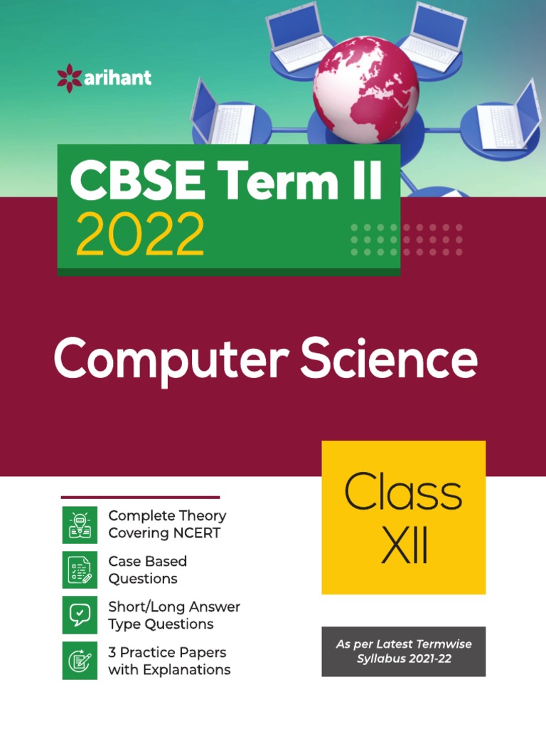 Arihant Class 12 Term 2 Computer Science 2022 | PDF | Computer Network ...