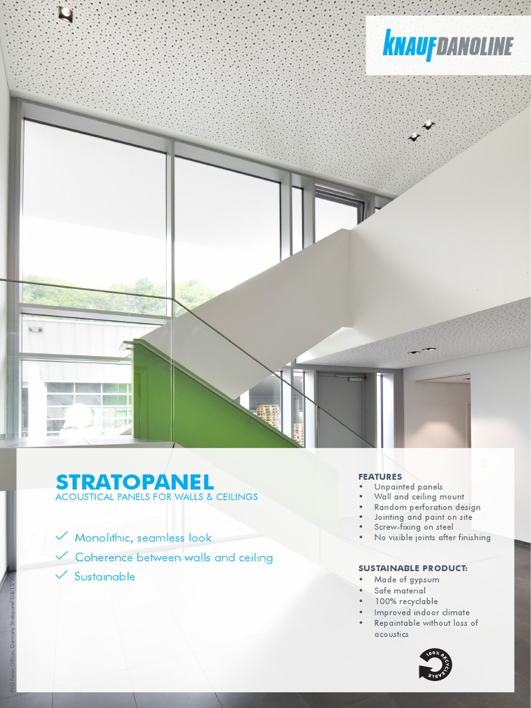 Stratopanel - Datasheet - EN | PDF | Building | Materials