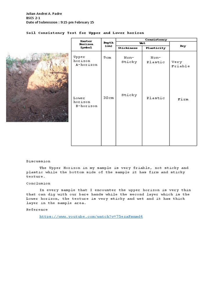 Soil Consistency and Elluviation Analysis | PDF | Soil | Silt