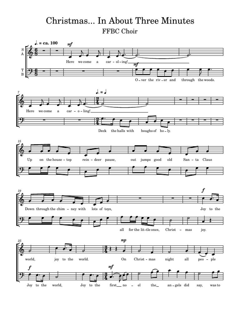 Christmas... in About Three Minutes | PDF | Trees | Forestry