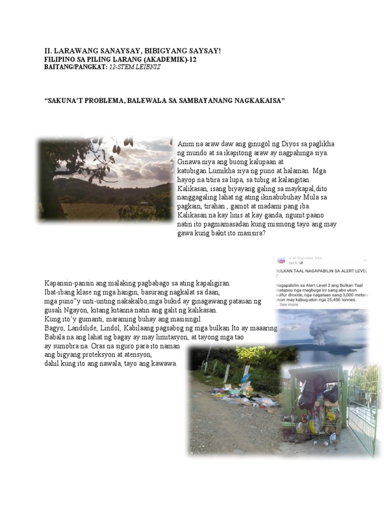 Pictorial Essay | PDF