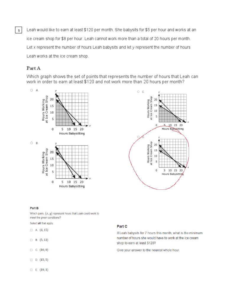 Algebra I Advanced Benchmark Review MP2 | PDF | Applied Mathematics ...